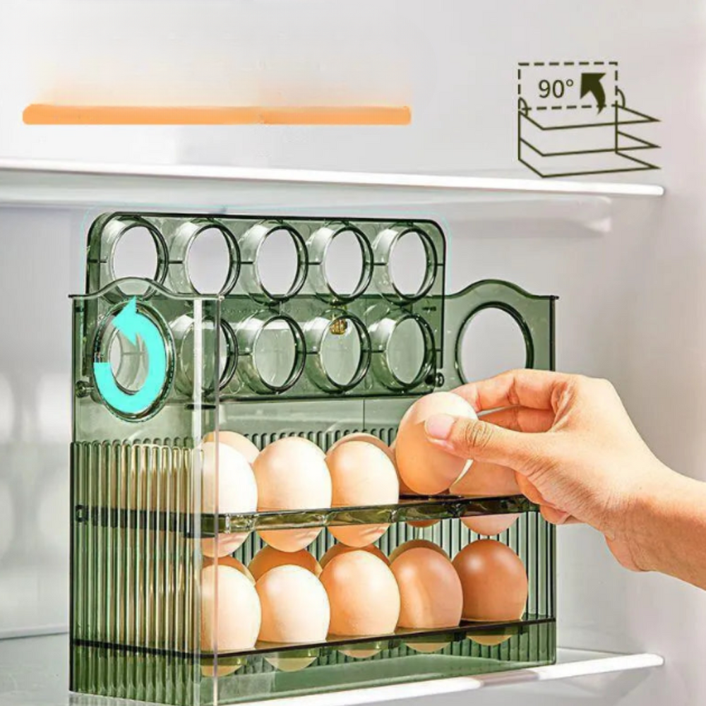 Large Capacity Egg Storage Box - Ikorii
