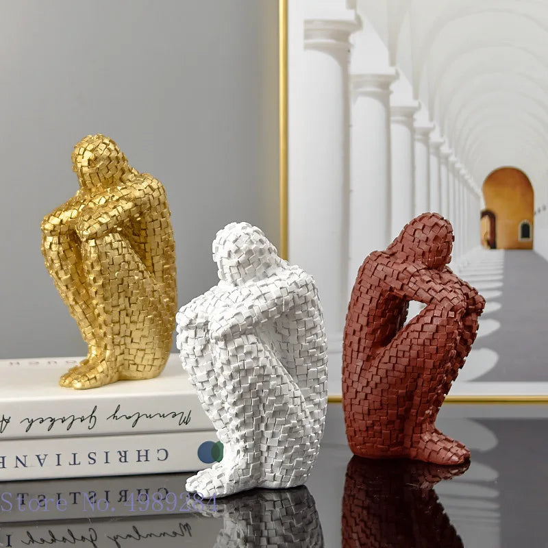 The Geometric Thinker Sculpture - Ikorii