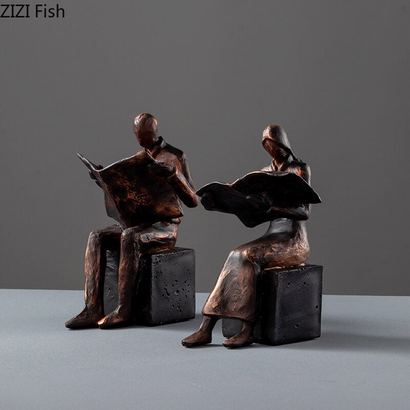 Reader Sculpture Book Stand - Ikorii