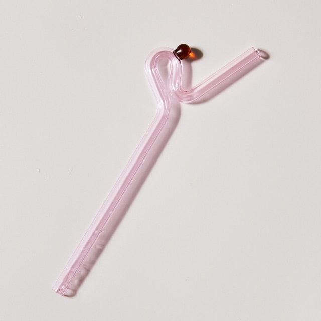 Wavy Handle Glass Mug - Ikorii